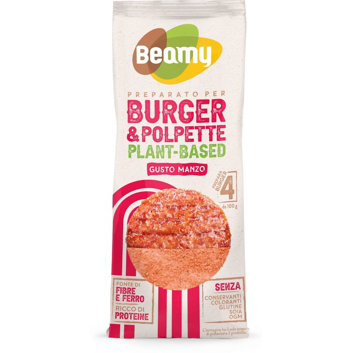 Preparato vegetale per burger/polpette gusto manzo BEAMY 120 G - Coop Shop